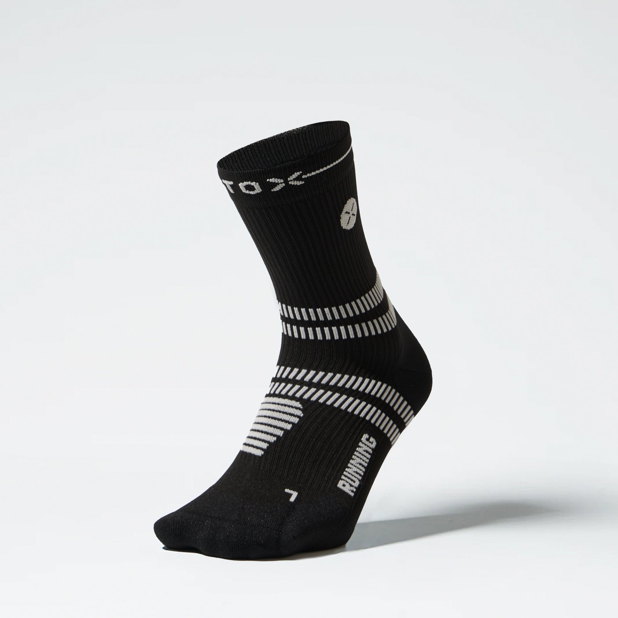 Running Ankle Socks Women | Black / Light Grey